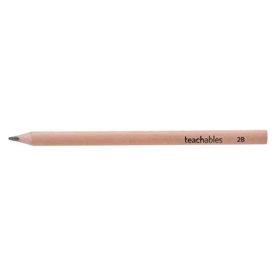 Teachables Triangular Jumbo Pencils 2B - Pack of 144