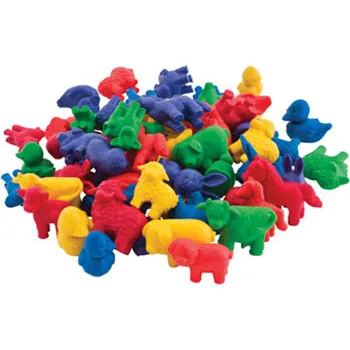 Farm Animal Counters - Set of 72
