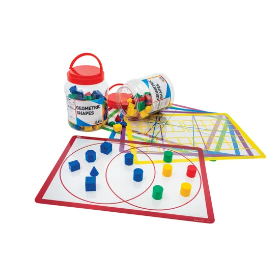 Teachables Geometric Shapes & Sorting Mats Kit