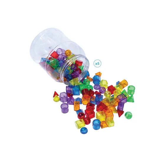 Teachables Translucent Geometric Shapes Kit