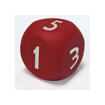 Big Plastic Dice - 10.5 cm Numbers