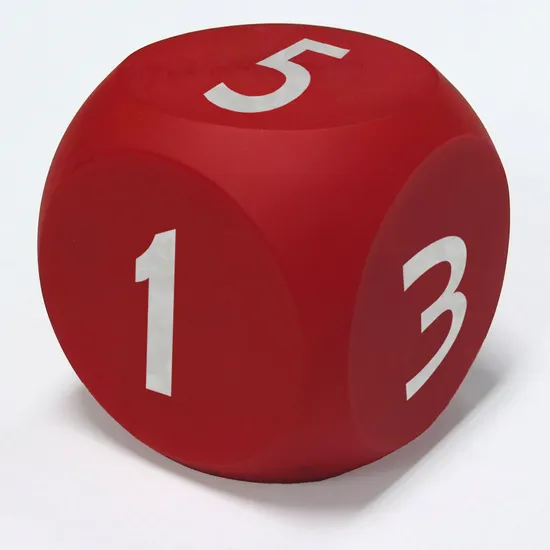 Teachables Big Plastic Dice – 10.5cm Numbers
