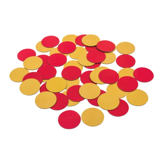 Teachables Large Magnetic Double-Sided Counters – Set of 50