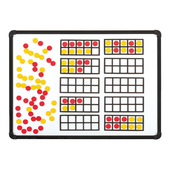 Teachables Student Ten Frames & Counters – Set of 10