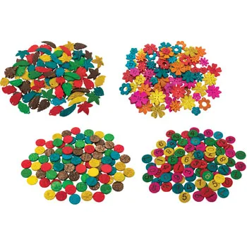 Coconut Shell Counters Kit - 380 pc