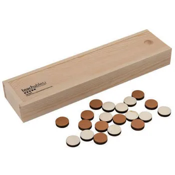 Wooden Round Counter Set - Set of 20