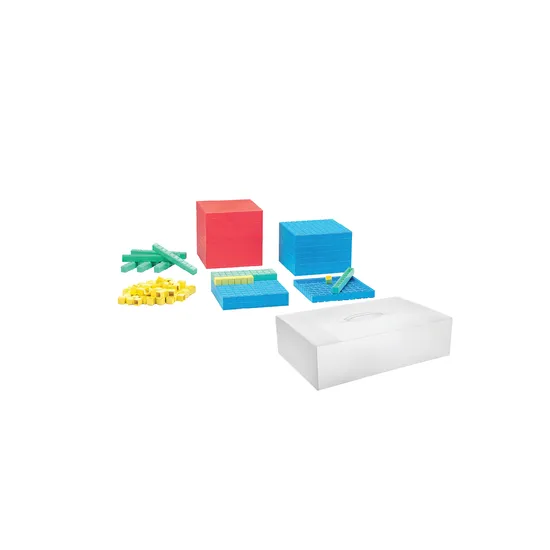 Teachables Eco-Plastic Base Ten Set – With Storage - MTA Catalogue