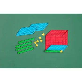 3D Base Ten Magnetic Set - 54 pc