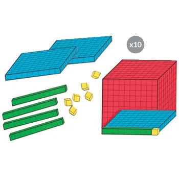 Teachables 3D Base Ten Magnetic Student Kit