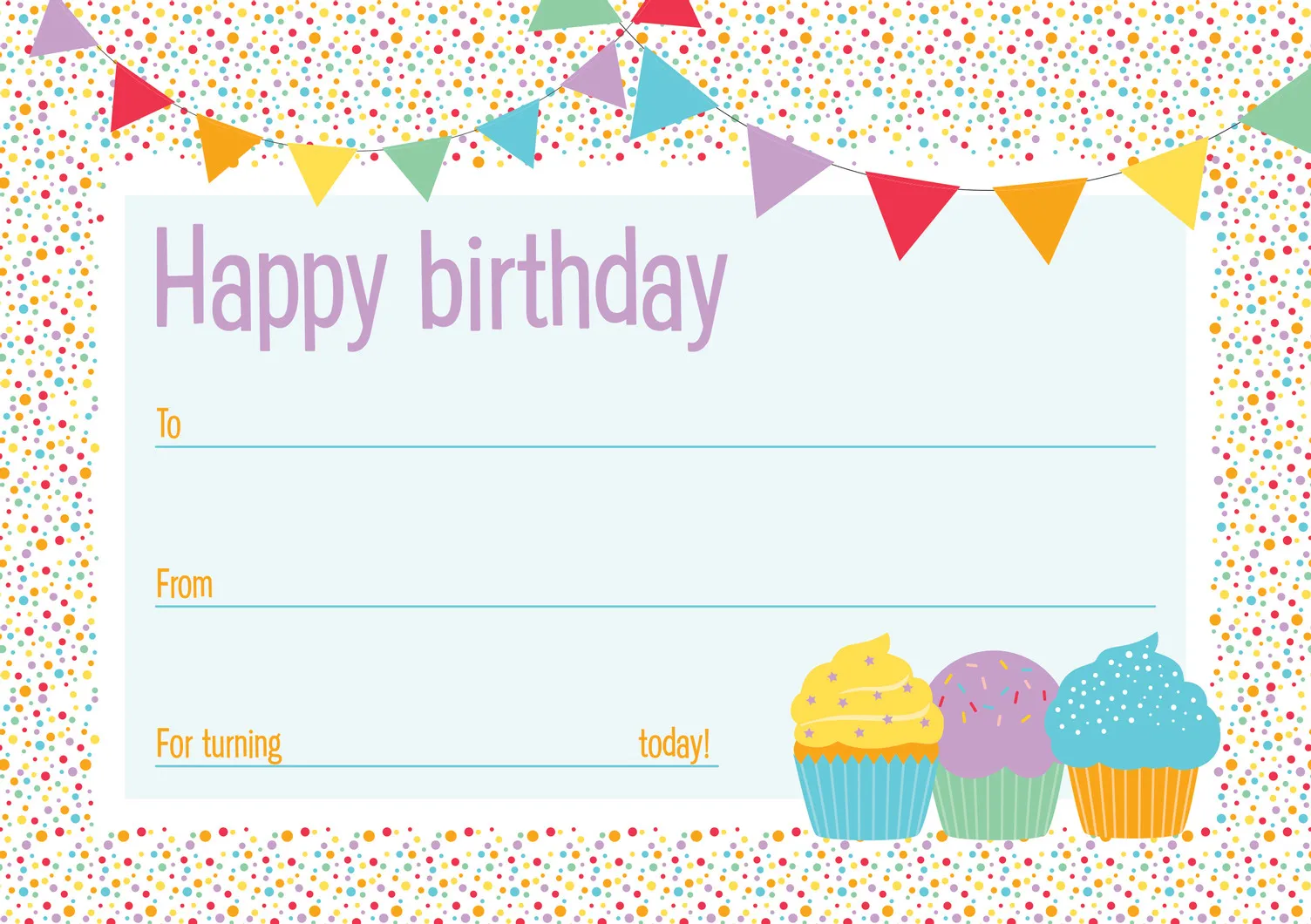 Happy Birthday Certificate