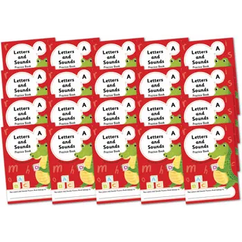 Letters and Sounds Practice Book A NSW Font Pk 20