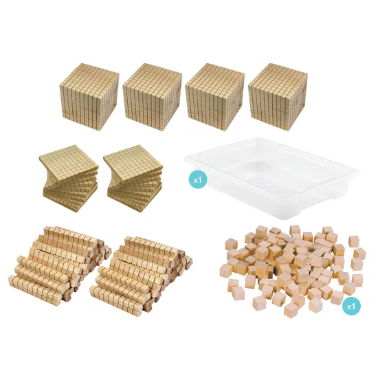 Teachables Base Ten & Tray Set
