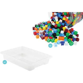 Linking Cubes & Tray 2000 pc
