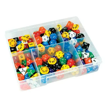 Teachables Dice – Class Polyhedra Set – 125 Pieces
