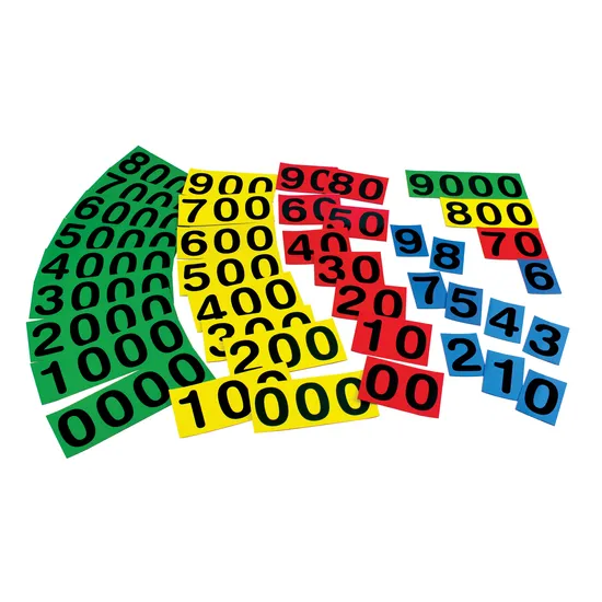 Teachables Magnetic Number Builders – Set of 40 - MTA Catalogue