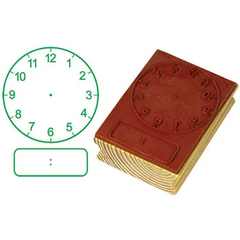 Teachables Stamp Clock – Digital and Analogue, Hours