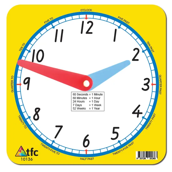 Teachables Teacher Demonstration Clock – 12-Hour