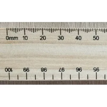 Metre Ruler Wooden Groove