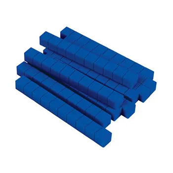 Base Ten MAB Longs Plastic - Blue - Set of 10
