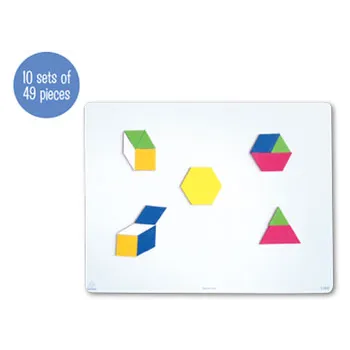 Magnetic Pattern Blocks 49 pc - 10 Sets