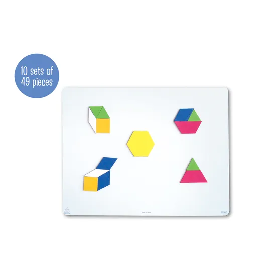 Magnetic Pattern Blocks 49pc - 10 Sets