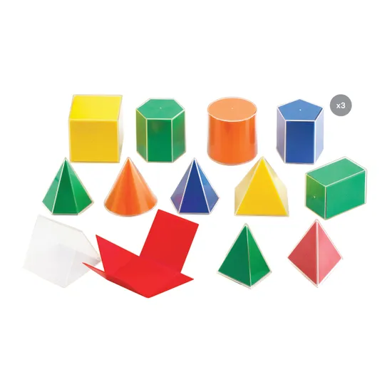 Geometric Folding Shapes – 33 Piece Set