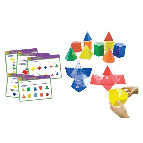 Geometric Folder Shapes & Activity Cards