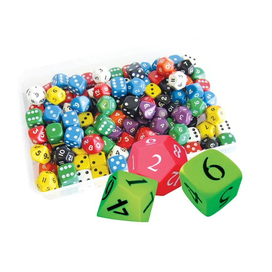 Teachables Dice Pack – Class 3–4, 123 Pieces