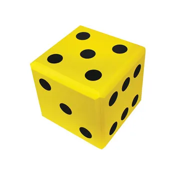 Dice: 6 Face 200mm Dot Foam