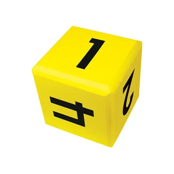 Dice: 6 Face Number Foam 200 mm