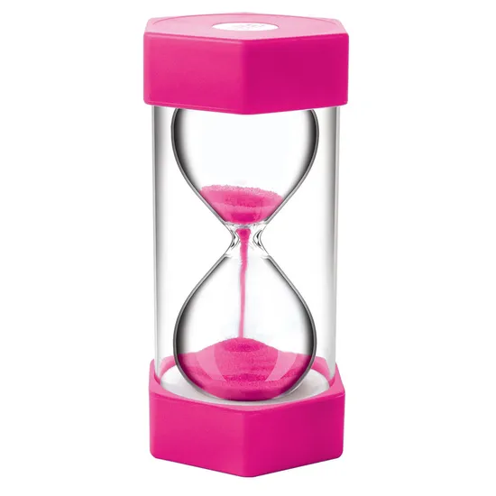Teachables Sand Timer – Giant, 2 Minutes, Pink