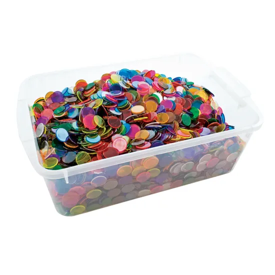 Teachables Transparent Counters – 22 mm, Pack of 5000 - MTA Catalogue