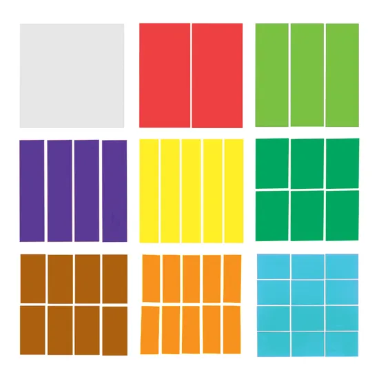 Teachables Fraction Squares – Student Set, 51 Pieces - MTA Catalogue