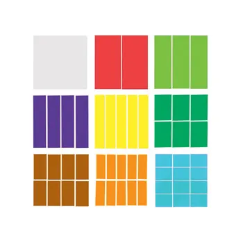 Teachables Fraction Squares – Student Set of 10
