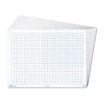 WriteNWipe Boards 1cm Grid 30p