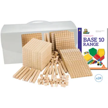 Wooden Student MAB Base 10 - Class Pack of 24 Sets
