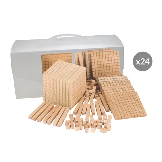 Teachables MAB Base Ten Student Sets – Class Pack of 24