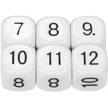 Dice: 6 Face 7-12 16mm