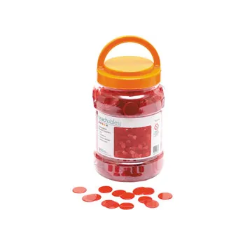 Counters 22mm Trans Red 1000p