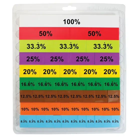 Teachables Percentage Bars – Student Set, Pack of 51