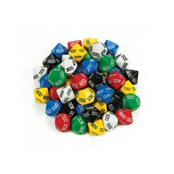 Dice: 10 Face 000-900 50p