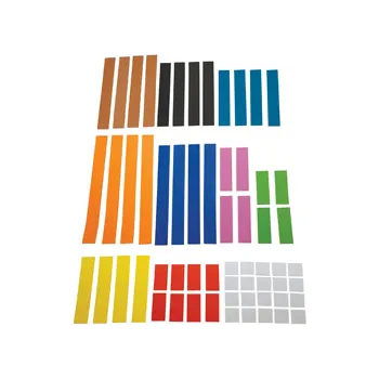 Large Magnetic Coloured Rods