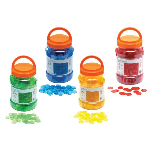Teachables Counters – Transparent 22 mm, Multi-Coloured Pack - MTA ...