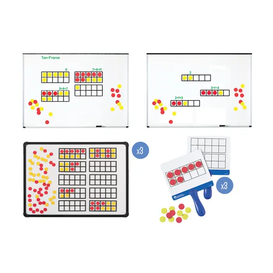 Teachables Ten & Five Frames – Class Set