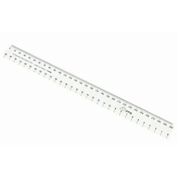 Ruler 300mm Clear School