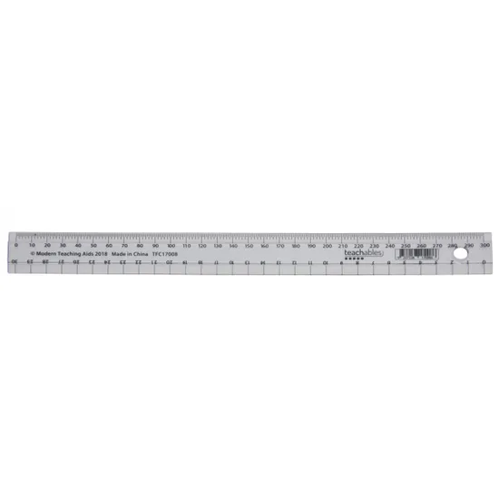 Ruler 300mm Clear School