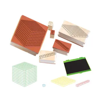 Stamp Base 10 Small 4 Pieces