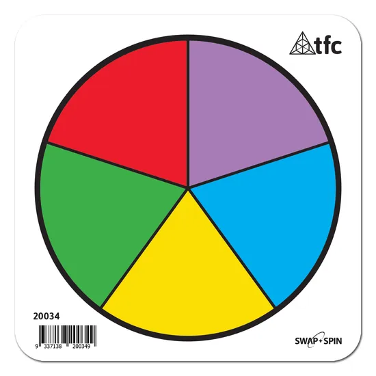 Teachables Swap & Spin Inserts – Colour, Set of 5