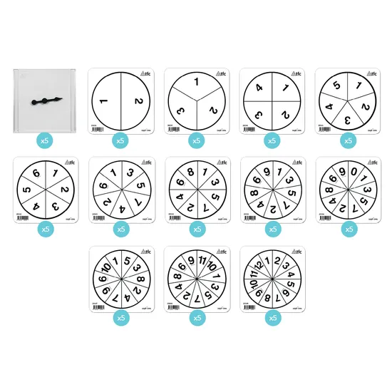 Teachables Swap & Spin Numbers Kit – Interactive Counting Tool