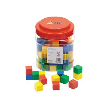 Cubes Counting Plstc 2cm 100p